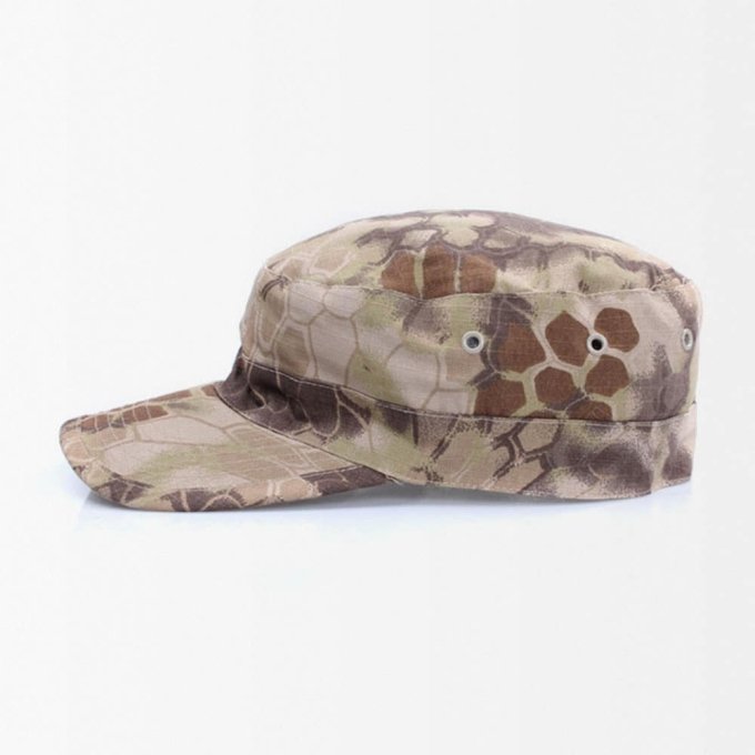 Military Style Flat Top Army Cap (Multiple Camo & Solid Colors)– AET ...